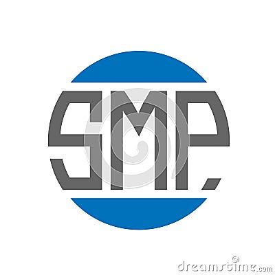 SMP Letter Logo Design On White Background. SMP Creative Initials ...