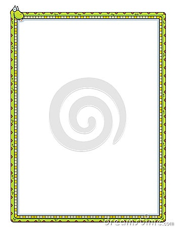 Snake Border Royalty Free Stock Photos - Image: 16400578