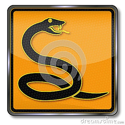 Snake And Snake Farm Cartoon Vector | CartoonDealer.com #128226037