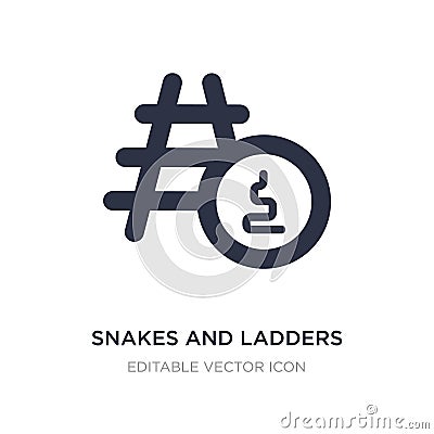 Snakes And Ladders Icon On White Background. Simple Element ...