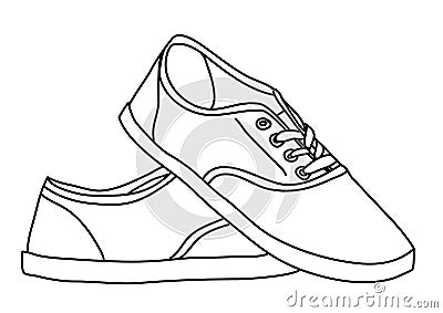 Snickers Vector Line Drawing Royalty-Free Illustration | CartoonDealer ...