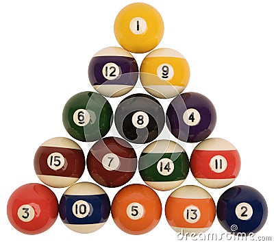 Snooker Balls Stock Photography - Image: 3446382