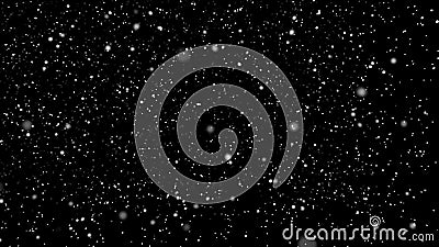 Snow Particles Overlay Loop Stock Footage - Video of light, january ...