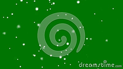 Snowfall Green Screen Effects, 3D Animation Stock Footage - Video of ...