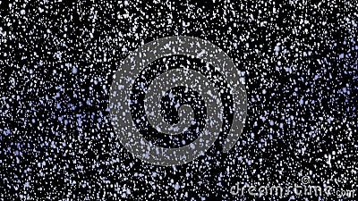 Snowfall Motion Of Winter Cold Weather On Black Backgrounds Stock ...