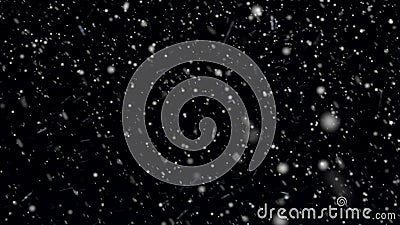Snowflakes Shoot Across the Screen Stock Footage - Video of decorative ...