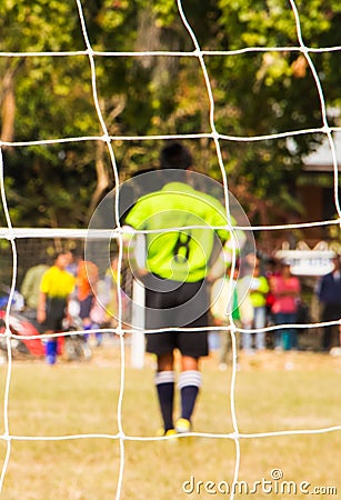 Soccer goal net - Stock Image - Everypixel
