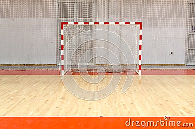 Soccer Handball Futsal Goal Stock Photo - Image: 58916680