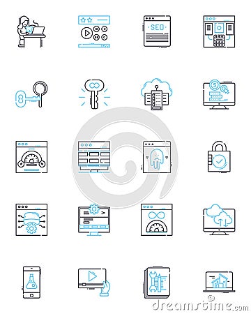 Social Design Linear Icons Set. Empathy, Community, Inclusion, Equity ...