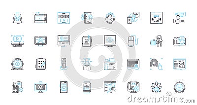 Social Intelligence Linear Icons Set. Empathy, Understanding ...