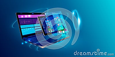 Software, Web Development, Programming Concept. Abstract Programming ...