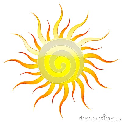 Sol Amarillo Imagen de archivo - Imagen: 15717931