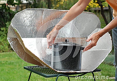 Solar Cooker Stock Image - Image: 25770091