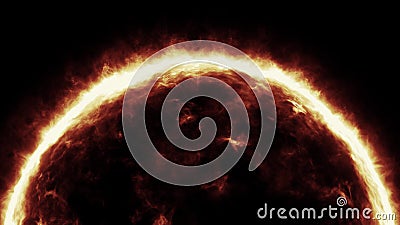 Solar Flare Animation stock footage. Video of black - 159976558