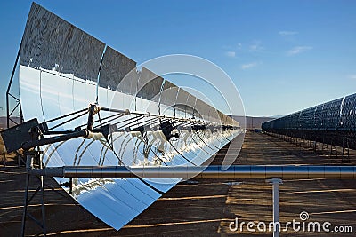 Solar Mirrors Royalty Free Stock Photo - Image: 11910365