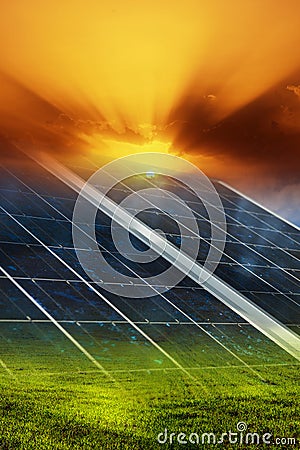 Solar Panel Background Stock Photos - Image: 16023453