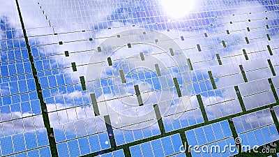Solar Panels - Renewable Energy Concept - 3D 4k Animation Stock Footage ...