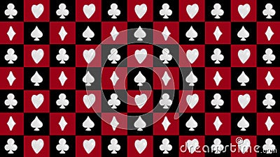 Solitaire Pattern Background Loop Stock Footage - Video of spade ...