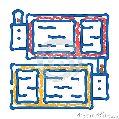 Solvent Extraction Tanks Copper Icon Doodle Illustration Cartoon Vector ...