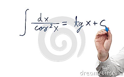 Solving Integral Equation. Royalty-Free Stock Image | CartoonDealer.com ...