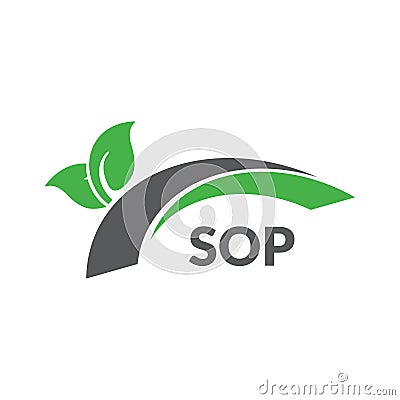 SOP Letter Logo Design On White Background. Creative Modern SOP Letter ...