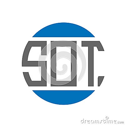 SOT Letter Logo Design On White Background. SOT Creative Initials ...