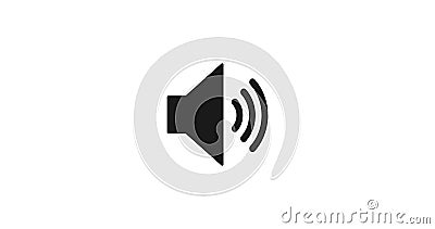 Sound, Audio, Music, Speaker Animation Icon. 4K. Stock Footage - Video ...