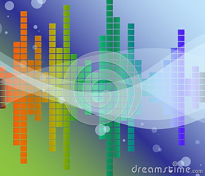 Sound Diagram Cartoon Vector | CartoonDealer.com #18173389