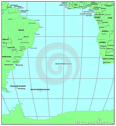 South Atlantic Ocean Stock Image - Image: 3196341