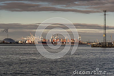 MV Barzan In Southampton Docks Royalty-Free Stock Image | CartoonDealer ...
