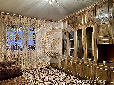 Soviet Room With Carpenter And Wardrobe Royalty-Free Stock Photography ...