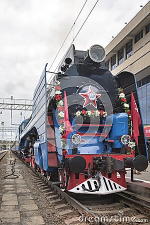 Soviet-speed Passenger Steam Locomotive Royalty-Free Stock Image ...