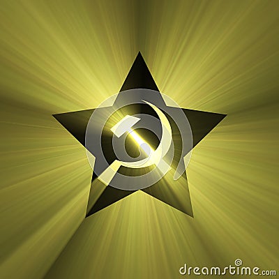 Soviet Star Symbol Sun Light Flare Stock Photo | CartoonDealer.com #6234102
