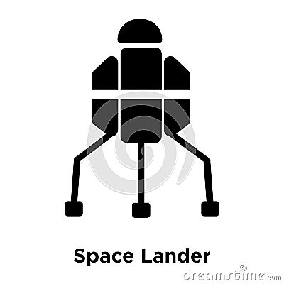 Space Lander Icon Vector Isolated On White Background, Logo Concept Of ...