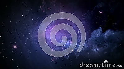 Space nebula looped spin stock video. Video of dream - 258554421