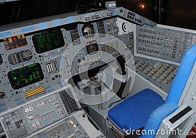 Space Shuttle Cockpit Stock Images - Image: 10822004