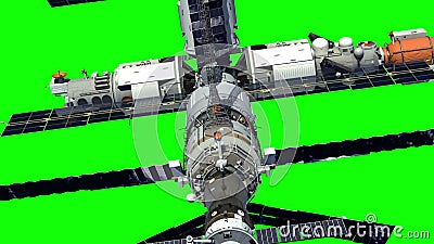 Space Station on Green Screen Stock Video - Video of progress ...