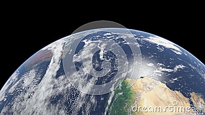 From Space To the Ground on Earth. 4k Stock Footage - Video of ...