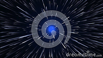 Space travel - Warp Speed stock video. Video of distorted - 43888391