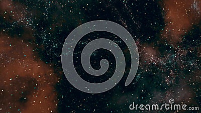 Space 2119: Traveling through Star Fields in Outer Space. Stock Video ...