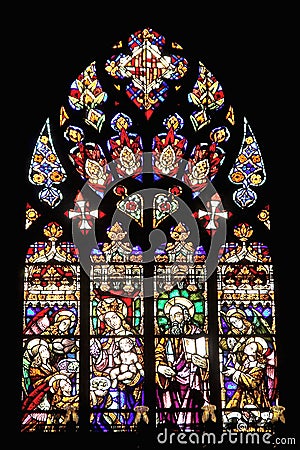 Spanish Stained Glass Stock Photos - Image: 7394013