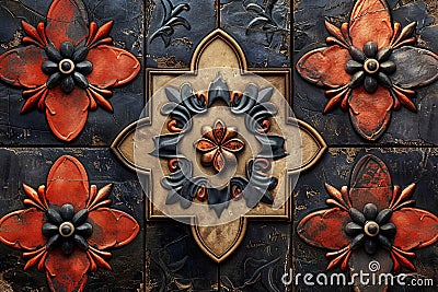 Spanish Texture Pattern For Backgrounds. Royalty-Free Stock Image ...