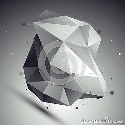 Spatial Vector Monochrome Digital Eps8 Backdrop, Dimensional Technology ...