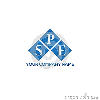 SPE Letter Logo Design On White Background. SPE Creative Initials ...