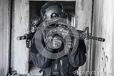 Spec Ops Police Officers SWAT Stock Photo - Image: 60780523