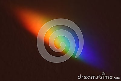 Spectral Colors In A Light Beam On A Dark Background Royalty-Free Stock ...