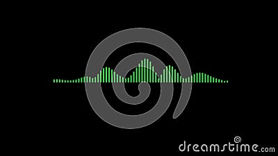 Spectrum Moving Bars Audio Equalizer Sound Waves Meter Loop Animation ...