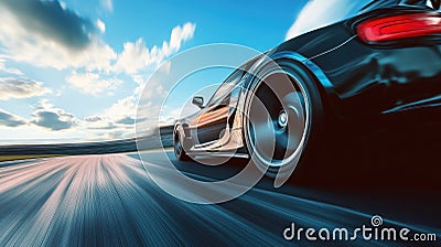 Speed Demon: Race Car Thrill On The Track. Stock Image | CartoonDealer ...