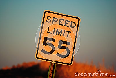 Speed Limit 55 Royalty-Free Stock Photography | CartoonDealer.com #28818701