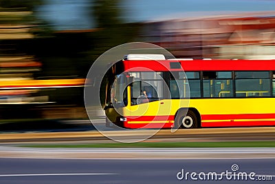 Speedy Bus Royalty Free Stock Images - Image: 16942679